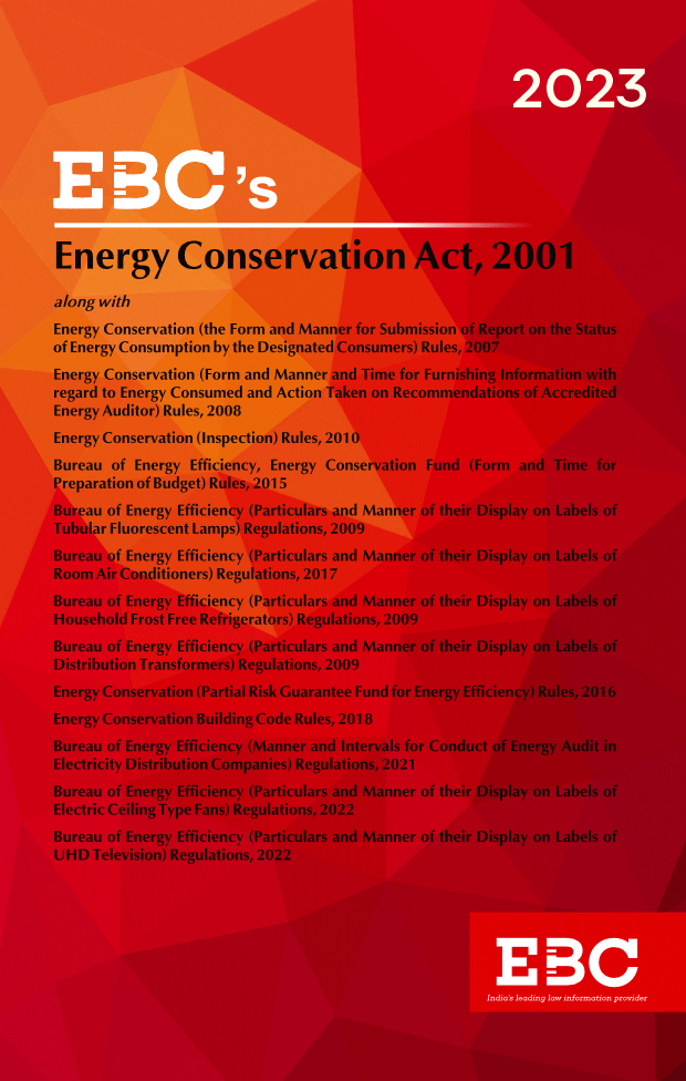 Energy Conservation Act, 2001Bare Act (Print/eBook)
